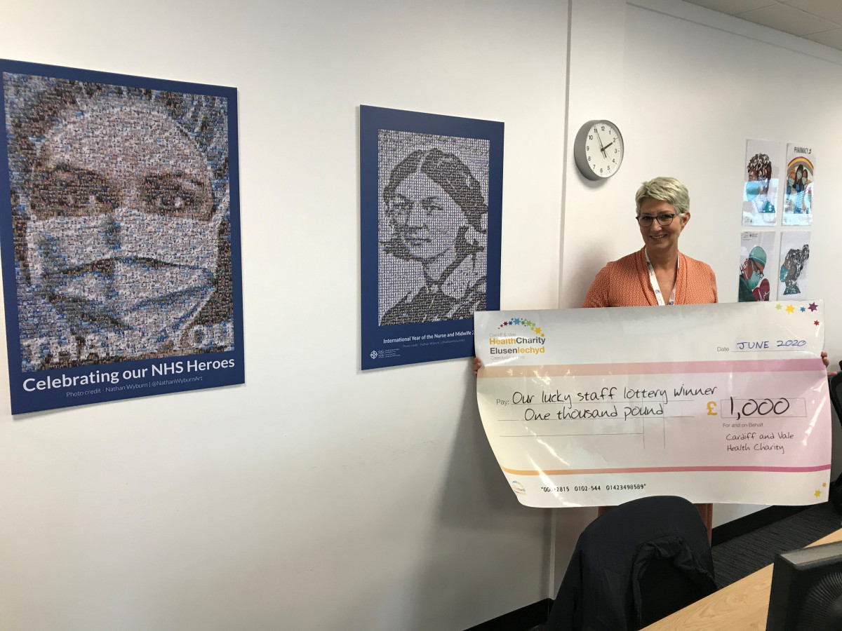 YOUR £1,000 JUNE STAFF LOTTERY WINNERS | Cardiff & Vale Health Charity