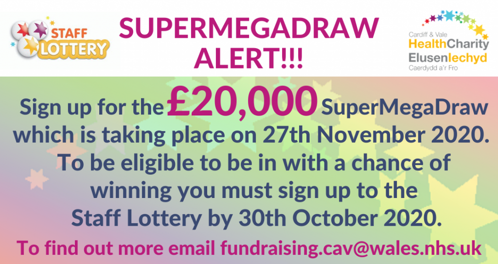 YOUR £1,000 SEPTEMBER 2020 STAFF LOTTERY WINNERS ARE: | Cardiff & Vale ...