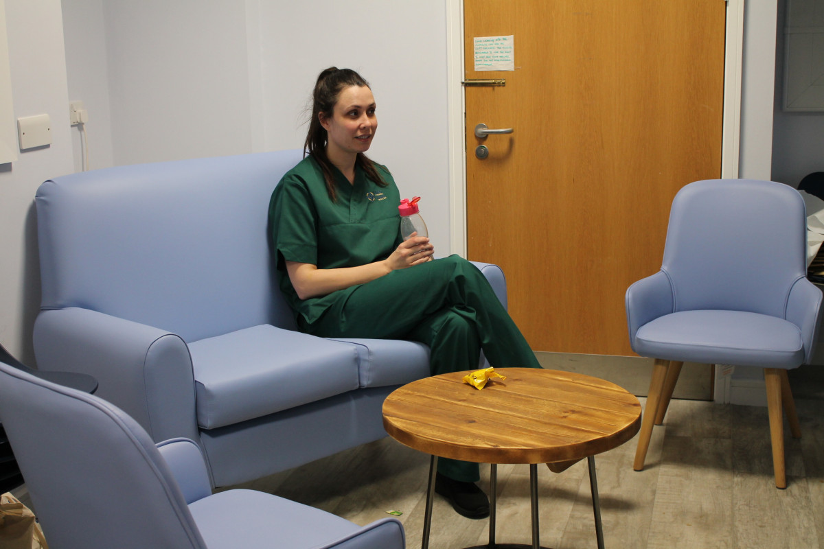 New break room for Critical Care staff thanks to a donation from ...