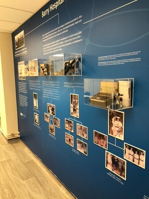 Heritage ‘Wall of Life’ at Barry Hospital! | Cardiff & Vale Health Charity