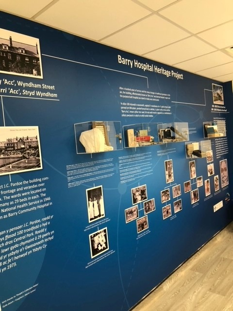 Heritage ‘Wall of Life’ at Barry Hospital! | Cardiff & Vale Health Charity