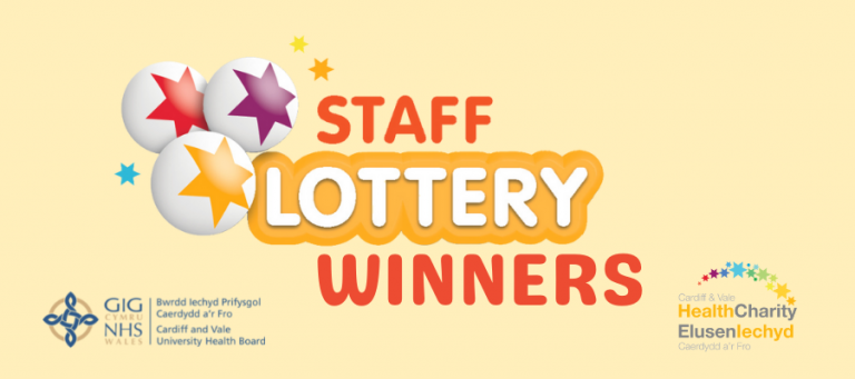 Staff Lottery Winners | Cardiff & Vale Health Charity