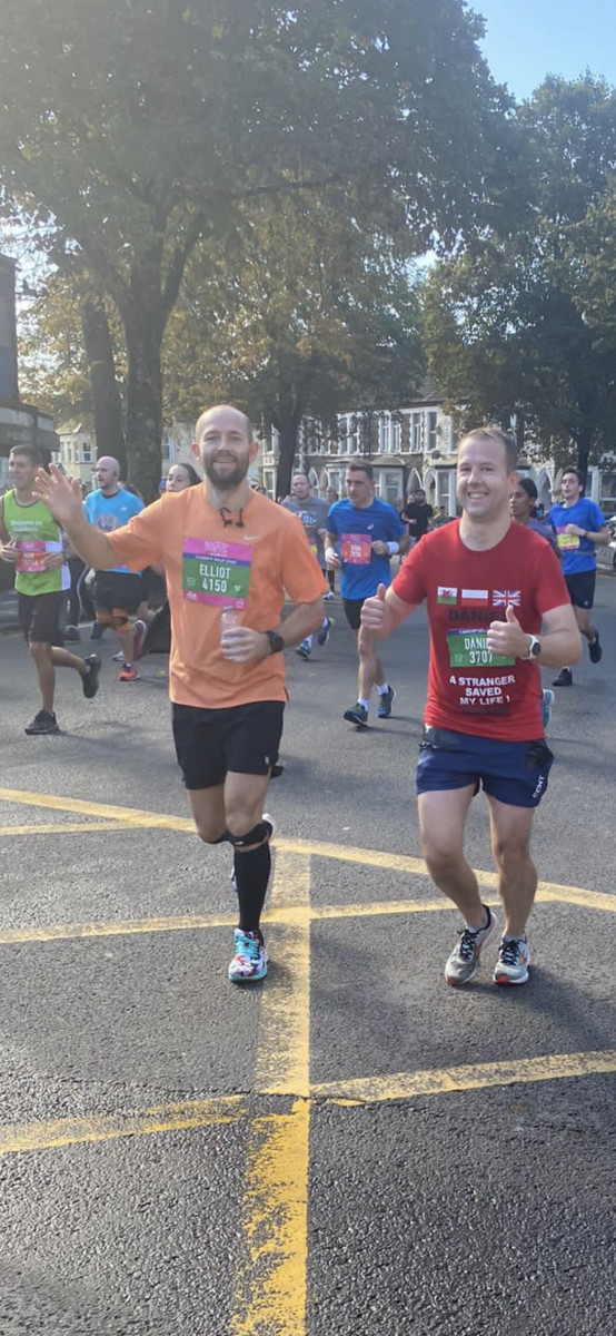 Daniel Scarr completes the Cardiff Half Marathon 2022 in support of the ...