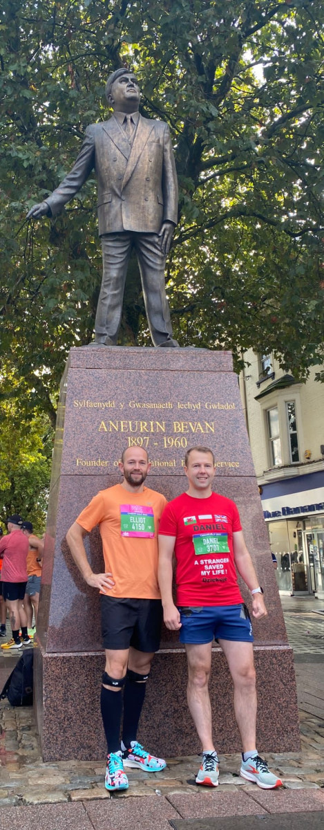 Daniel Scarr completes the Cardiff Half Marathon 2022 in support of the ...