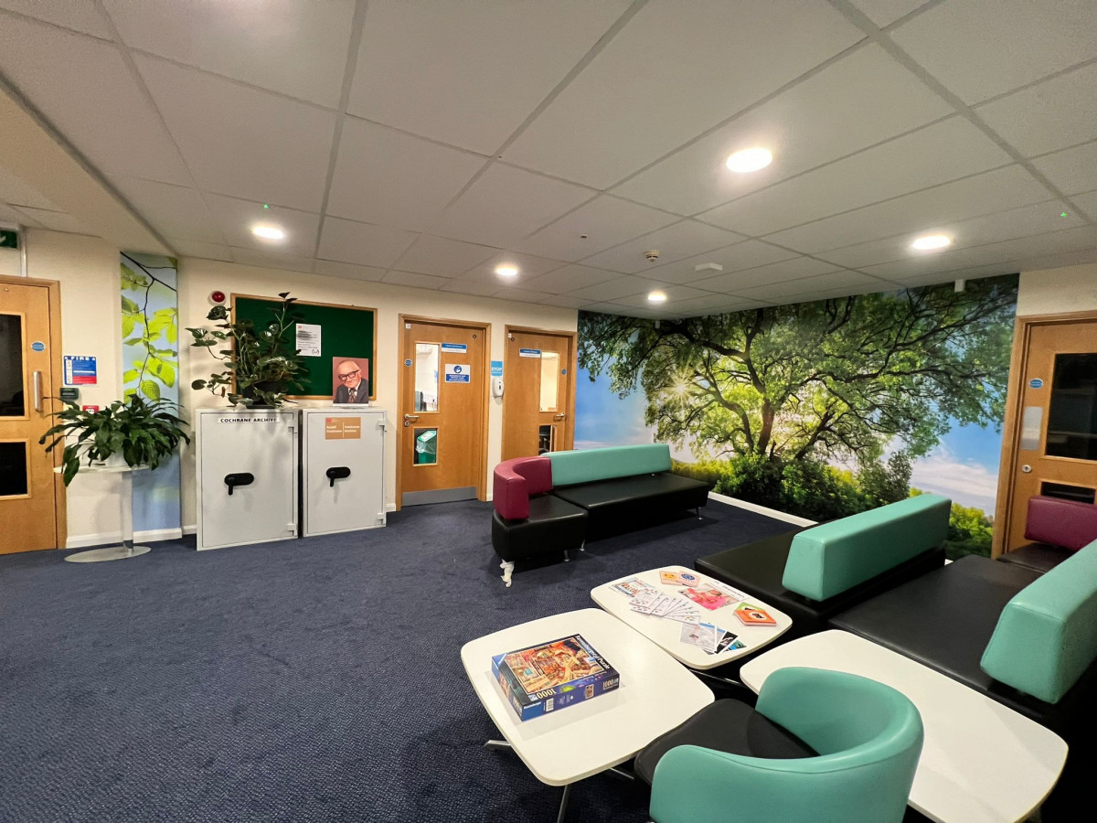 Staff Wellbeing Space at the Cochrane Library | Cardiff & Vale Health ...