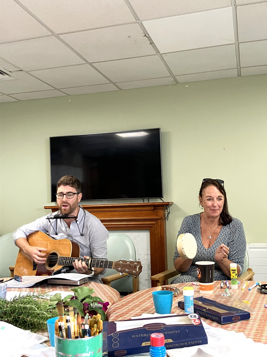 Music and Art Sessions by Breathe Creative | Cardiff & Vale Health Charity