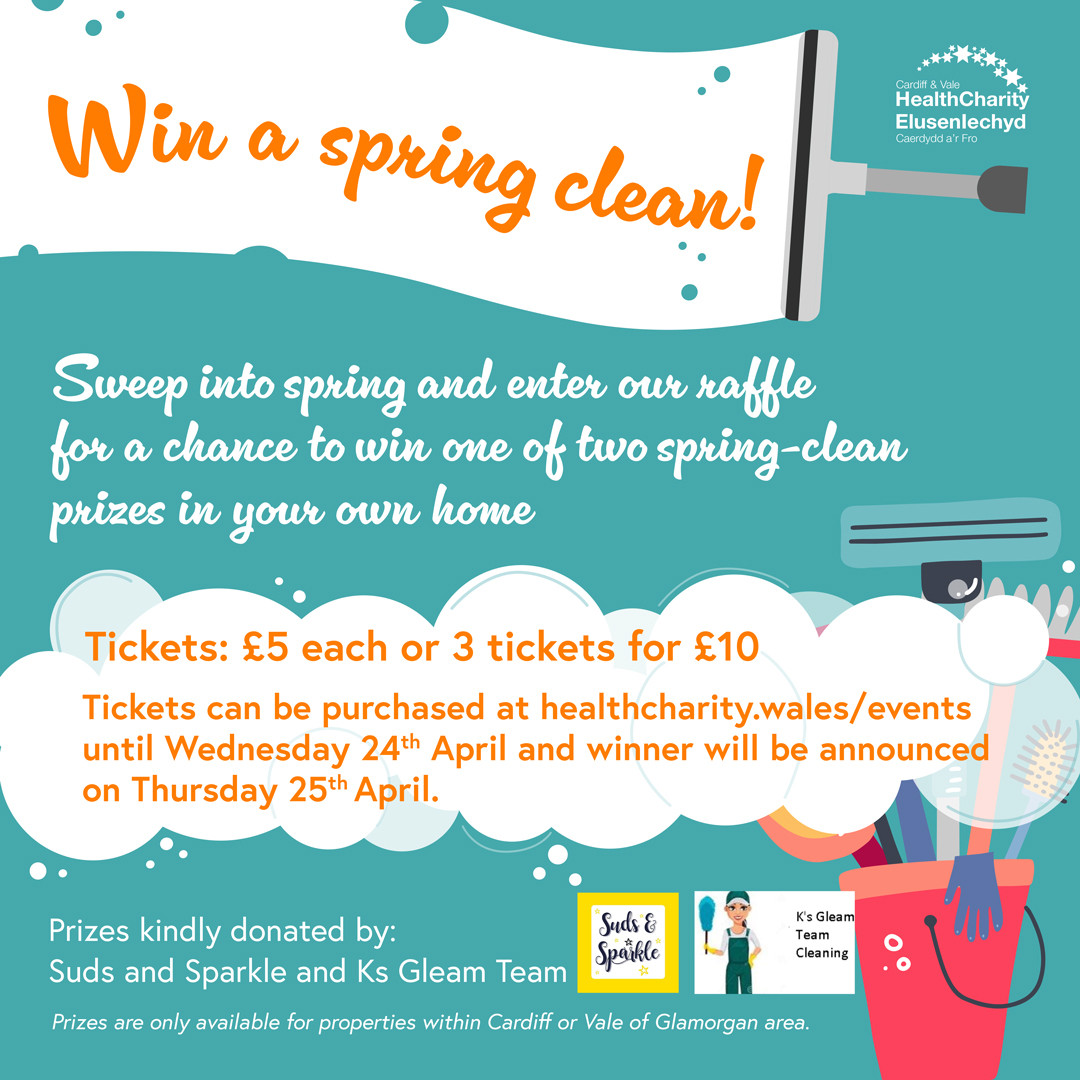 Spring Raffle | Cardiff & Vale Health Charity